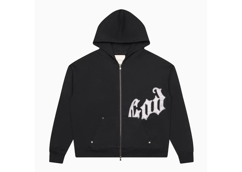 Godspeed Tracksuit Jacket Black/Silver – Sneaker Vault